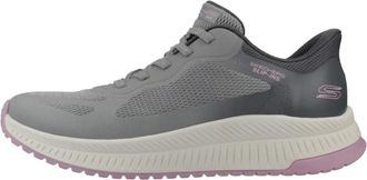 Skechers Femme, Chaussures, Gris, Taille: 38 EU Bobs Squad 4 Staple Look