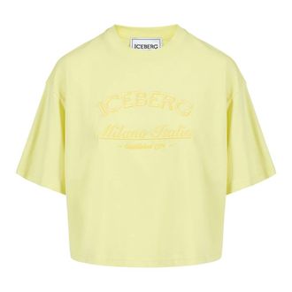 Iceberg Femme, Tops, Jaune, Taille: 40 FR Boxy T-Shirt