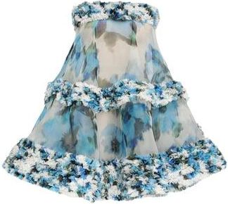 Zimmermann Robe fleurie &agrave; volants Alchemy en soie