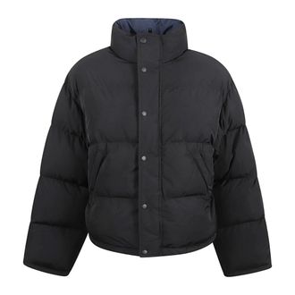 Balenciaga Schwarze Wendbare Pufferjacke - - Jackets - Herren - Schwarzk - L