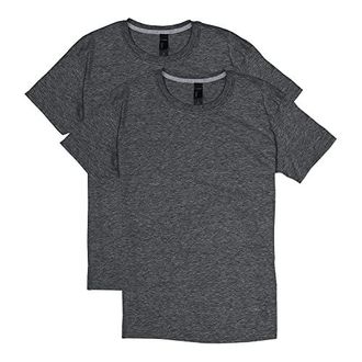 Hanes S/S X-temp T-shirt à manches courtes pour homme - Noir - Medium