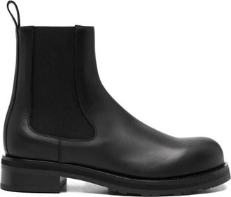 The Row Chelsea-Boots mit Profilsohle - Schwarz