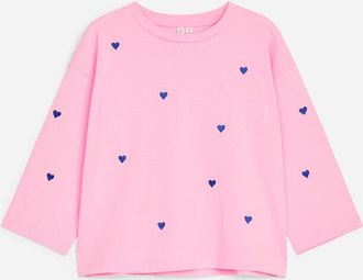 Arket Lockeres T-Shirt -Rosa
