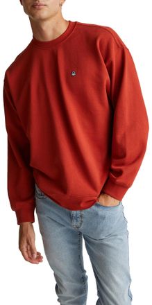 Benetton Herren Maglia G/C M/L 342zu1093 Sweatshirt ohne Kapuze, rot, M