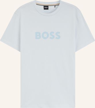 HUGO BOSS Strand-Oberteil T-Shirt Rn Regular Fit blau