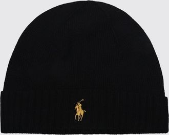 Polo Ralph Lauren Beanie aus Wolle mit gesticktem Pony-Logo