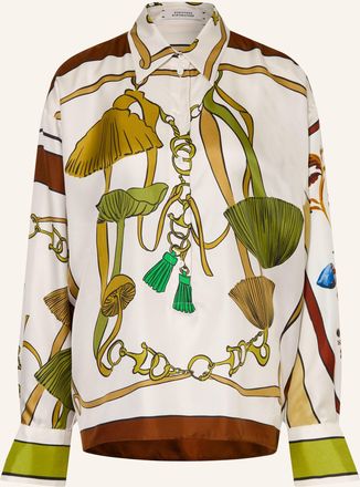 Dorothee Schumacher Dorothee Schumacher Blusenshirt Cosmic Funghi Aus Seide weiss