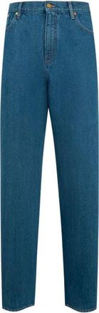 Jil Sander Homme, Jeans, Bleu, Taille: W32 Loose Fit Jeans