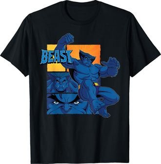 MARVEL Studios X-Men 97 Beast Logo Action Panels T-Shirt