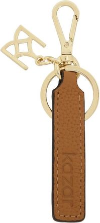 Kazar Hellbrauner Leder Schl&uuml;sselanh&auml;nger an einem Karabinerhaken - - Accessories - Damen - Braun - ONE SIZE