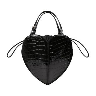 Rotate Die Herz Tasche - - Bags - Damen - Schwarzk - ONE SIZE
