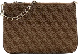 Guess Femme, Sacs, Brun, Taille: ONE Size Flat Pouch Stone