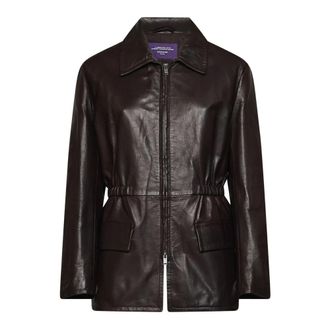Max Mara Lammfell Bikerjacke - - Jackets - Damen - Braun - XS