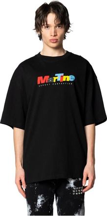 Martine Rose Homme, Tops, Noir, Taille: XL Oversized S/S T-Shirt
