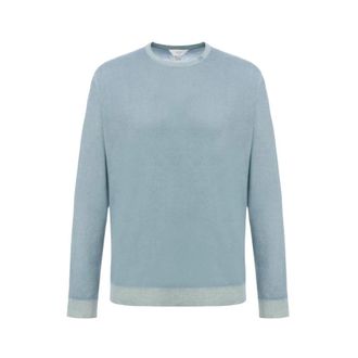 Malo Girocollo M/L Basico - - Knitwear - Herren - Blau - L