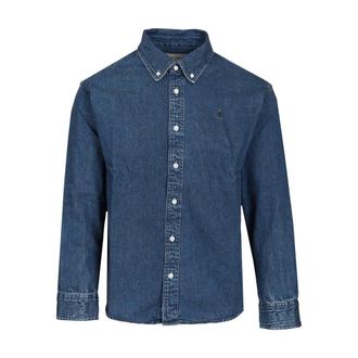 Carhartt Work in Progress L/S Lucas Shirt - - Shirts - Herren - Blau - XL