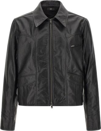 Amiri Veste en cuir Hip Pocket - Homme - Vestes - Noir - Taille: L