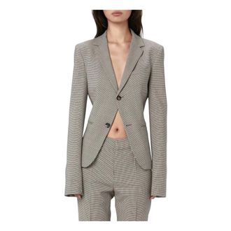 J.W.Anderson Grauer- taillierter- einreihiger Blazer - - Jackets - Damen - Grau - XS