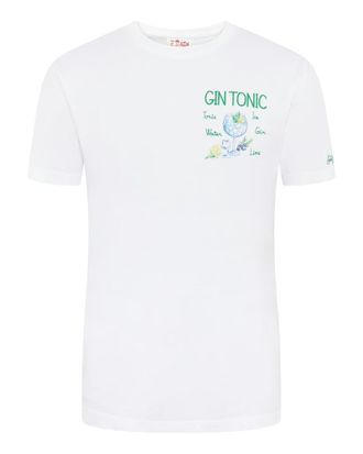 MC2 Saint Barth Leichtes T-Shirt mit Gin Tonic-Rezeptur in