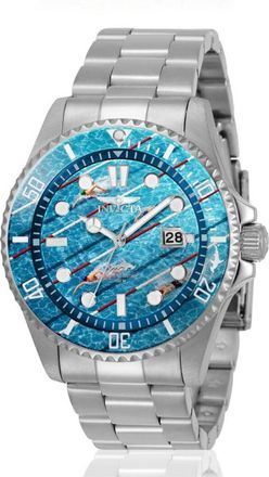 Invicta Pro Diver 51056 Herrenuhr - Quarzwerk - Edelstahl mit blauem Zifferblatt - 43 mm - Summerville