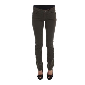 Costume National Gr&uuml;ne Slim Fit Jeans mit Stretch - - Jeans - Damen - Gr&uuml;n - W26