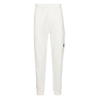 C.P. Company Baumwoll-Trainingshose mit Linsen-Detail - - Trousers - Herren - Wei&szlig; - XS