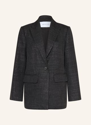 Mrs & Hugs Mrs & Hugs Tweed-Blazer grau