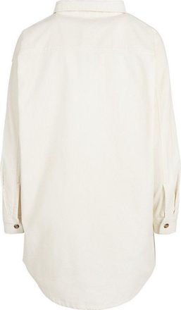 Urban Classics Kurzarmshirt Urban Classics Damen Ladies Long Corduroy Overshirt (1-tlg)