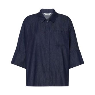 Max Mara Damen, Blusen & Hemden, Blau, XSGr&ouml;&szlig;e