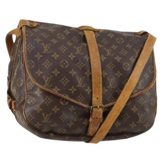 Louis Vuitton Sac bandouli&egrave;re vintage en toile Pre-owned - Femme - Pre-owned - Brun - Taille: ONE Size