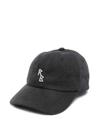 Ruslan Baginskiy casquette &agrave; ornements - Noir