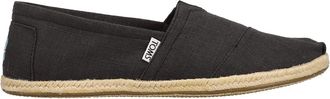 Toms Herren Alpargata Niedrige Hausschuhe, Schwarz (Black Linen), 44.5 EU