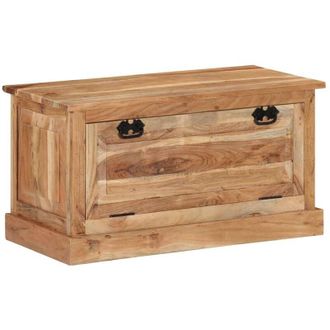 vidaXL Vidaxl - Banc de rangement de chaussures 85x40x45cm Bois dacacia massif