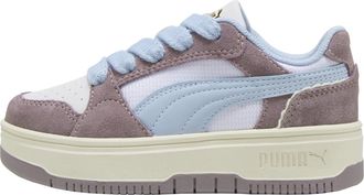 Puma Rebound Femme MEMOIRES PS Sneaker, White-Haute Tropic-Plum Jam, 32.5 EU