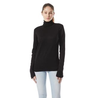 Gas Rollkragenpullover - - Knitwear - Damen - Schwarzk - XS
