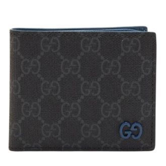 Gucci Portefeuille Bifold GG en Toile Enduite Pre-owned - Homme - Pre-owned - Gris - Taille: ONE Size