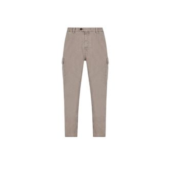 Brunello Cucinelli Baumwollgef&auml;rbte Chinos - - Trousers - Herren - Beige - L