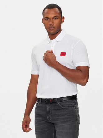 HUGO BOSS Hugo Poloshirt Dereso222 50466202 Wei&szlig; Slim Fit
