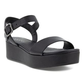 Ecco Ecco Damen Plateausandalen, Schwarz (Black 1001), 40 EU