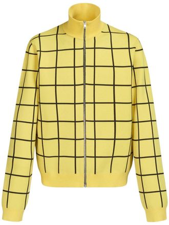Marni cardigan &agrave; col montant - Jaune
