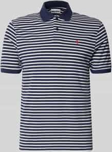 Review Slim Fit Poloshirt mit Logo-Stitching
