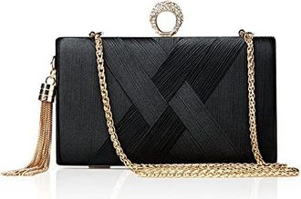 Babeyond Pochettes et clutches Femmes Chaîne À Main Bourse De Fête De Mariage Mini Sac À Bandoulière