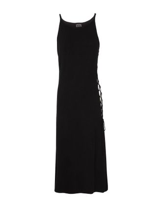 8 by YOOX VISCOSE BLEND HALTERNECK LONG DRESS