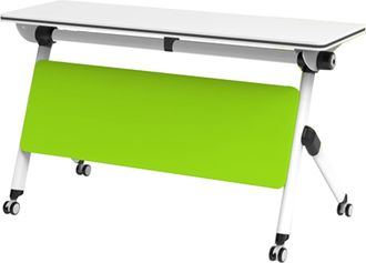 Generic Klappbarer Schulungstisch, klappbares Konferenztisch-Set, mobiler Schulungstisch mit feststellbaren Rollen, multifunktionaler rechteckiger Schreibtisc