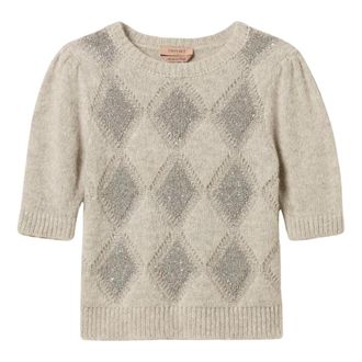 Twinset Rundhals-Strickware - - Knitwear - Damen - Grau - M