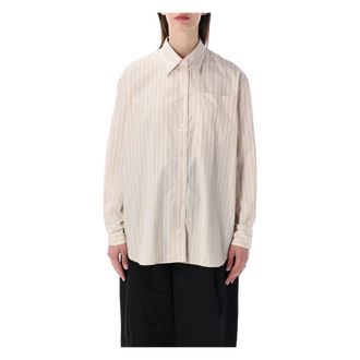 SOEUR Soeur, Femme, Blouses et Chemises, Beige, Taille: 38 FR Carlotta Striped Shirt
