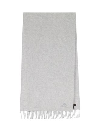 Loro Piana Large Logo Cashmere Scarf