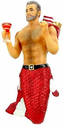 December Diamonds Merman Sammelfigur 55-55008 Santa Daddy II