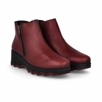 Lince Lince Bottine en cuir avec fermeture &eacute;clair confortable | Semelle en caoutchouc | Semelle int&eacute;rieure en gel | I51801 | Fabriqu&eacute;es en Espagne, Cuir vel