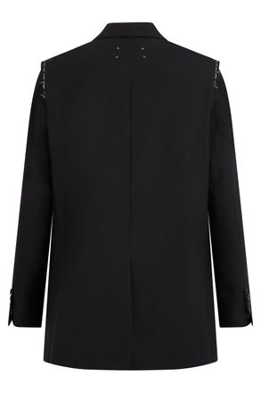 Maison Margiela Mens Black Blazer Virgin Wool Suit & Dinner Jackets